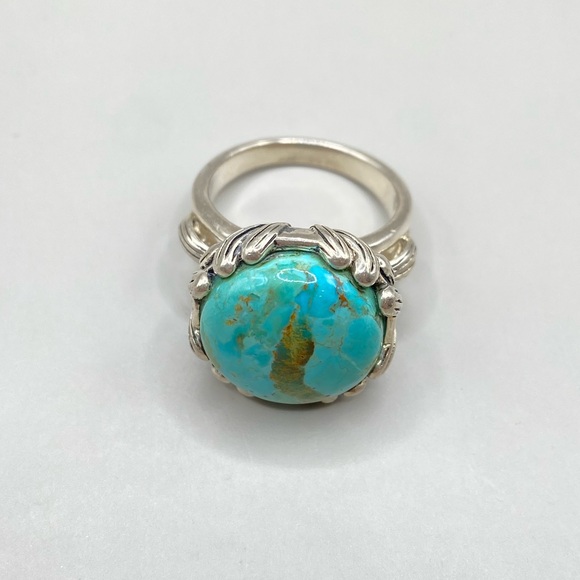 Studio Barse | Jewelry | Barse Large Turquoise Statement Ring | Poshmark
